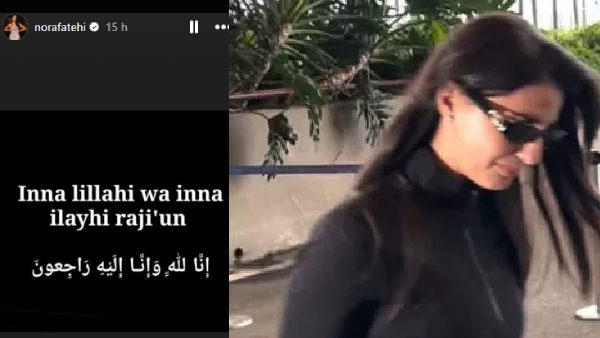 Nora Fatehi was seen crying at the airport, the reason is the death of ...