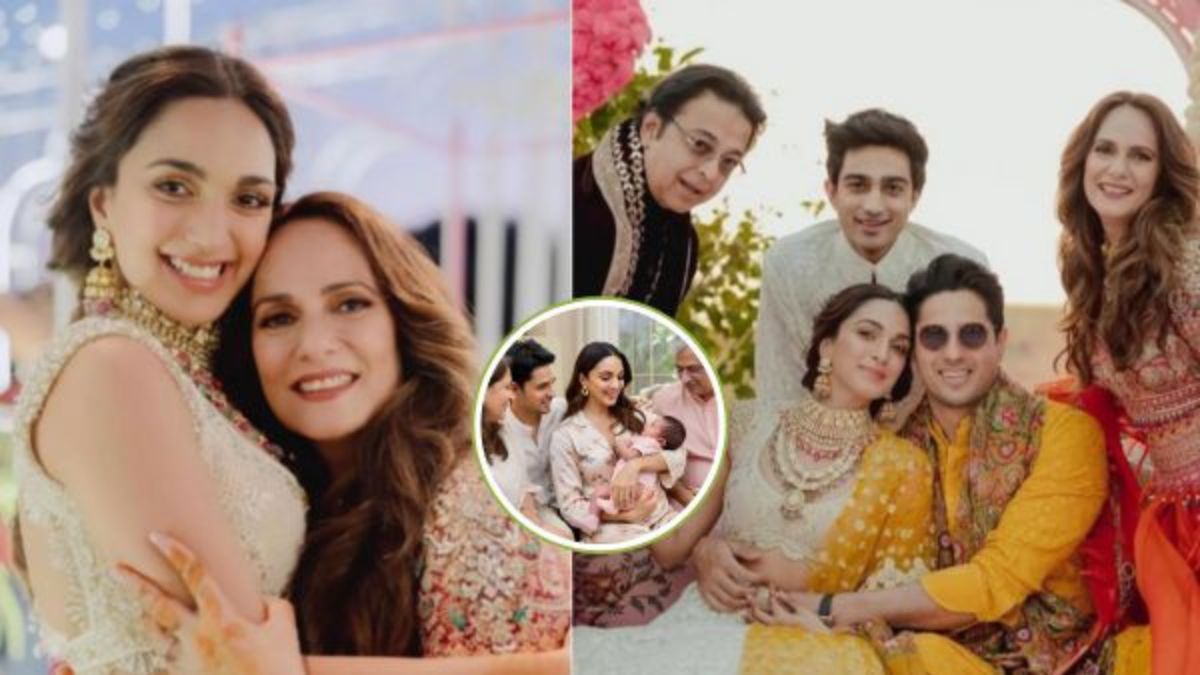 Kiara Advani mother and father caressing Sid-kiara daughter unseen ...