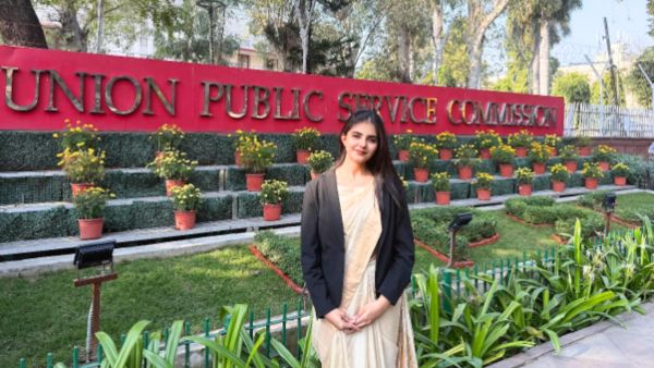 UPSC 2024 topper poorva Choudhary beautiful photos trending on social ...