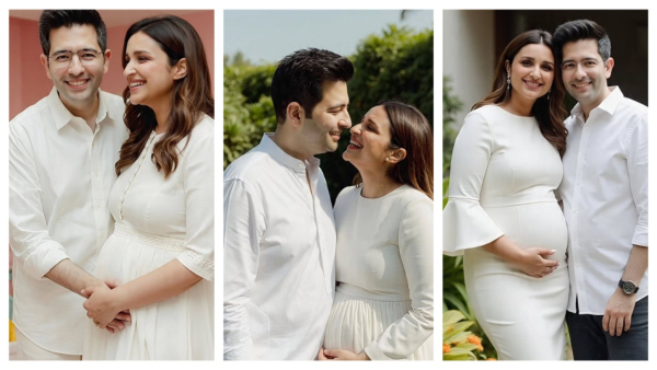 Raghav Chadha Parineeti Chopra Baby Bump Photo Shoot Fact Check Raghav Parineeti AI photos viral ...