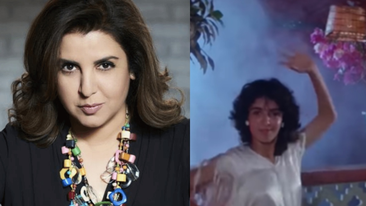 Farah Khan started her career as a background dancer, first dance video ...