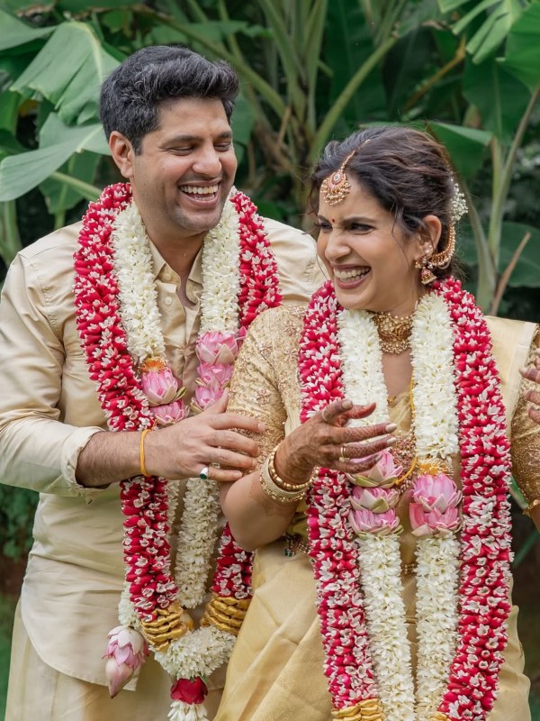 Anirudha Srikkanth and Samyuktha Shanmuganathan wedding photos viral know the age difference ...