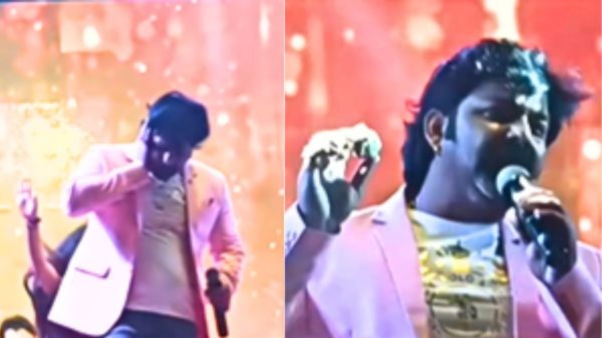 Fan Threw a Stone at Pawan singh face on live show, actor got angry ...