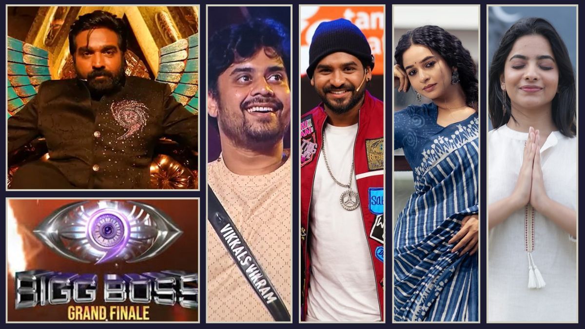 Bigg Boss Tamil Season 9 Grand Finale: Winner Divya Ganeshan, Runners ...