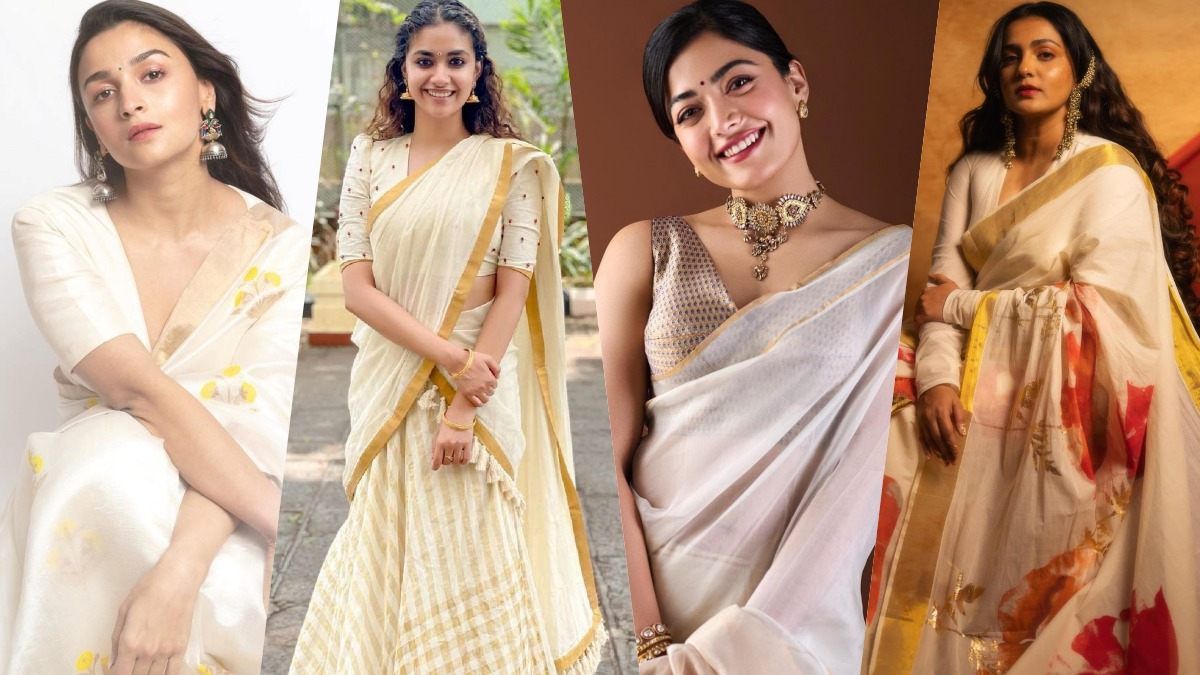 Celebrity Inspired Onam Traditional Dress For Women| Top Celebrity ...