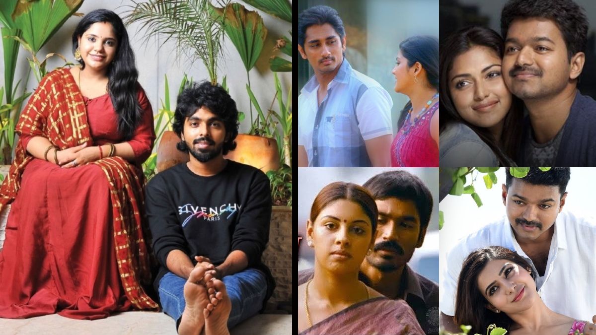 ஜிவி பிரகாஷ் - சைந்தவி இணைந்து பாடிய டாப் 10 சூப்பர் ஹிட் காதல் ...