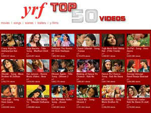 Yash Raj Films | Top 50 Videos | Fans Play List | YouTube Channel ...