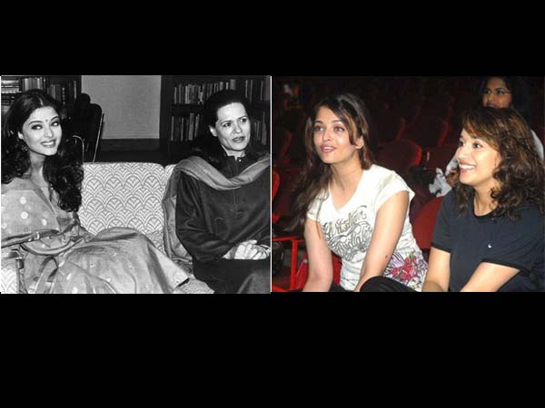 Rare Pictures | Aishwarya Rai Bachchan | Sonia Gandhi | Madhuri Dixit ...
