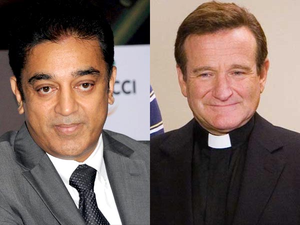 Kamal Hassan Mourns | Robbin Williams Death - Filmibeat