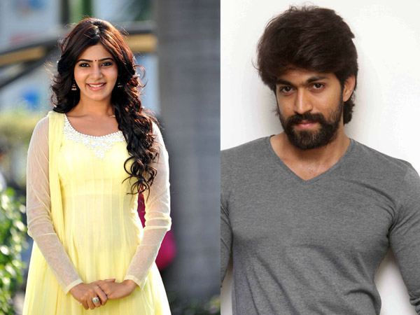 Yash To Romance Samantha | Rocking Star Yash To Pair Up With Samantha ...