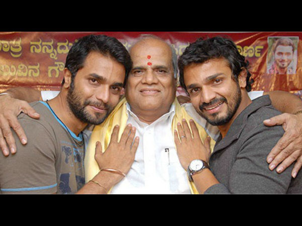 Kannada Actors | Kannada Actors With Their Fathers Puneeth Rajkumar And ...