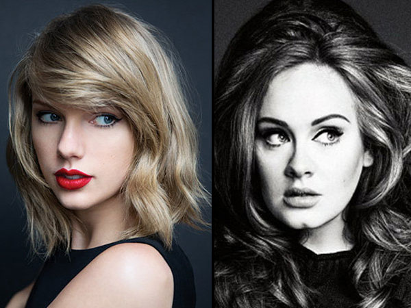 Adele Beats Taylor Swift Record | Adele Hello Beat Taylor Bad Blood ...