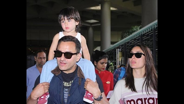 Taimur's Hilarious Reaction To Dad Saif Ali Khan's Laal Kaptaan Trailer ...