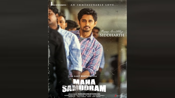 Siddharth’s First Look From Maha Samudram Out On His 42nd Birthday ...