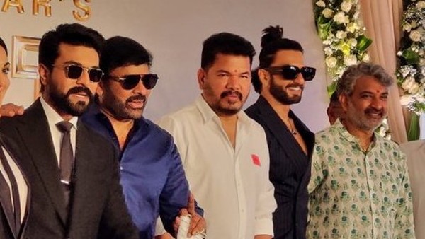 RC 15: Ranveer Singh, Rajamouli & Chiranjeevi Attend The Launch Of Ram ...