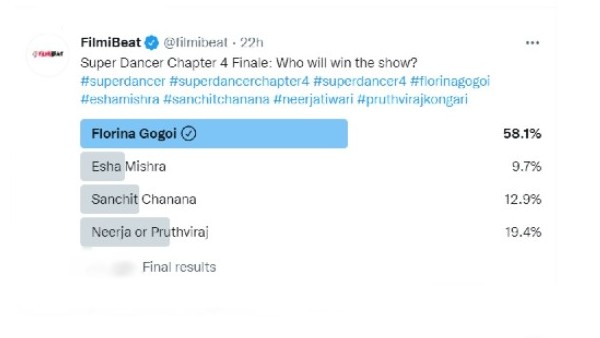 Super Dancer Chapter 4 | Finale Audience Poll Result | Super Dancer 4 ...