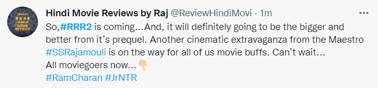 RRR 2 CONFIRMED: SS Rajamouli Reveals His Father Is Working On The ...