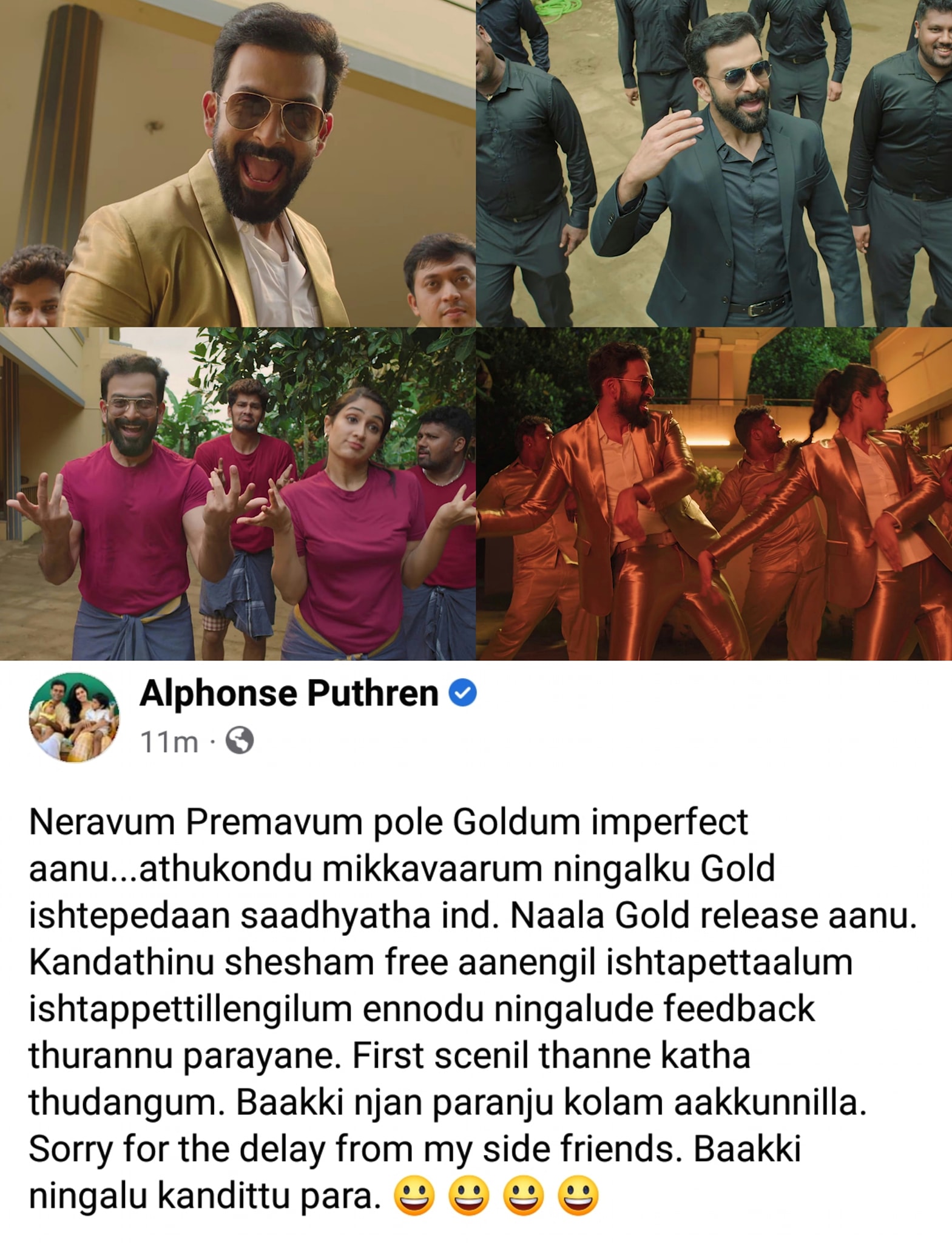 Director Alphonse Puthren Responds To The Negative Reviews Of His Film ...