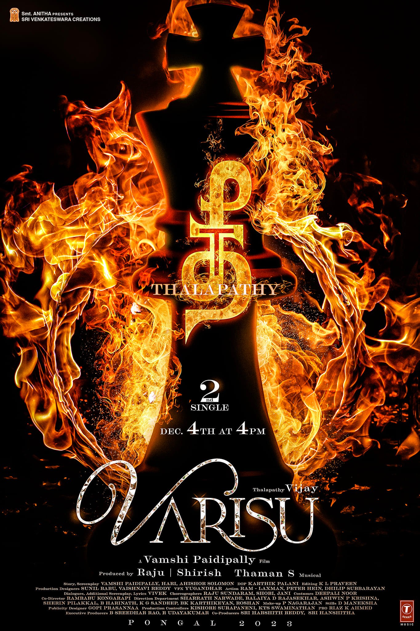 Varisu Second Single ‘Thee Thalapathy’ Official Announcement Is Out ...