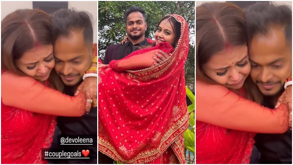 Devoleena Bhattacharjee Wedding Video: Saathiya Actress Emotional Hugs ...