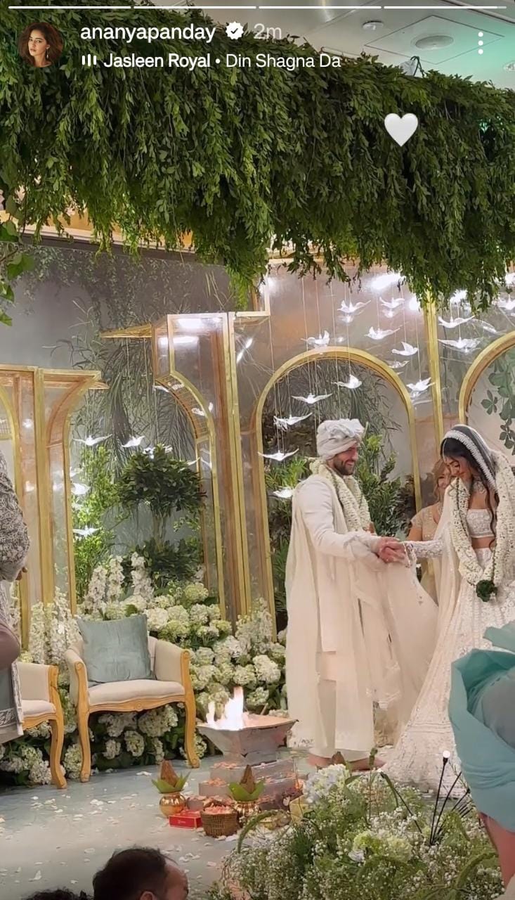 Alanna Panday Ivor McCray Wedding Inside Pics Ananya Panday Sister ...