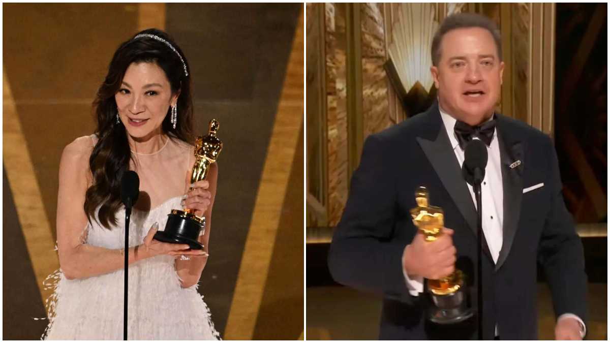 Oscars 2023: Brendan Fraser, Michelle Yeoh Win Best Actor, Best Actress ...