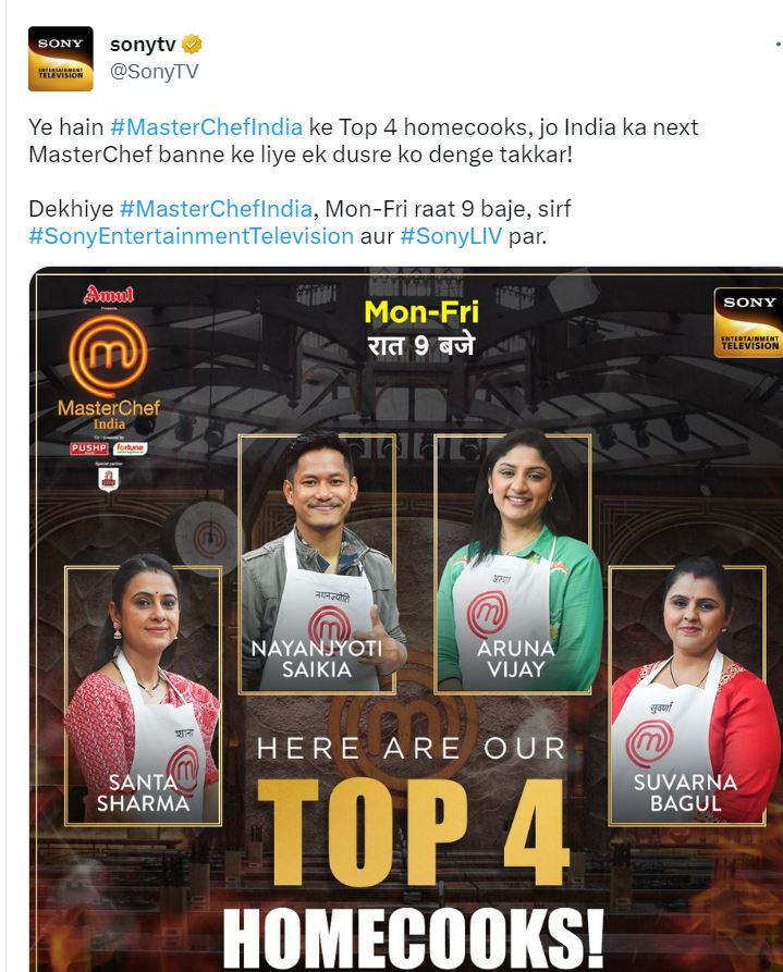 MasterChef India 7 Top 4 Finalists MasterChef Grand Finale Date Winner ...
