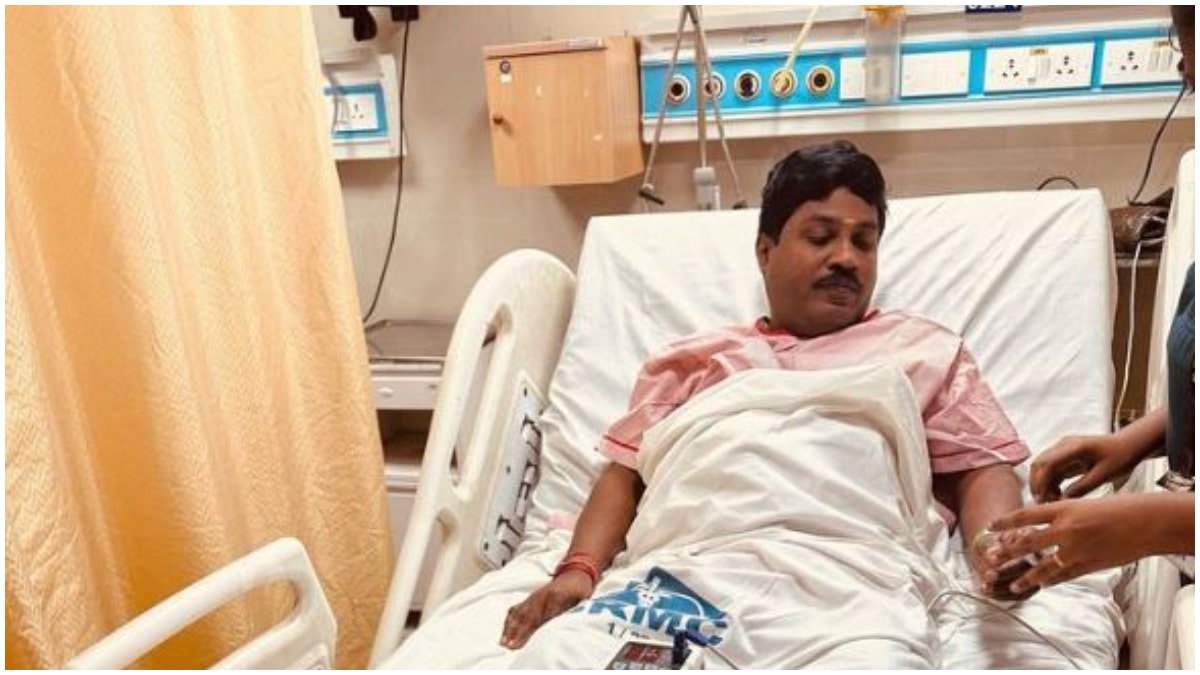 GP Muthu admitted following ill health; photo from hospital concerns ...