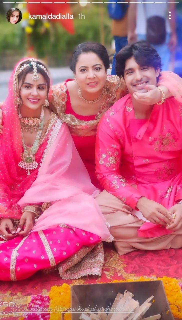 Priyanka Choudhary Ankit Gupta Wedding Throwback Pic Udaariyaan Sets Viral Post - Filmibeat