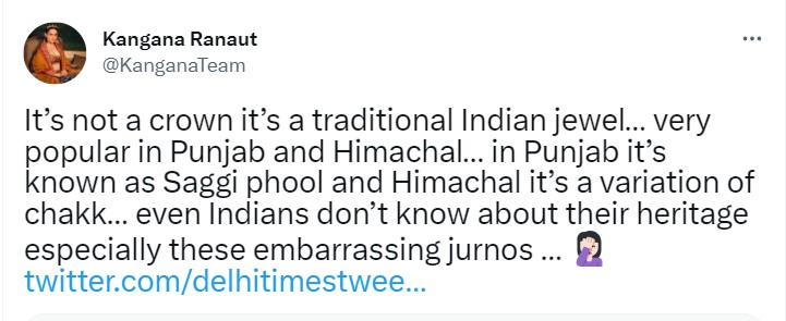 ‘It’s A Traditional Indian…: Kangana Ranaut Offers CLARIFICATION; Slams ...