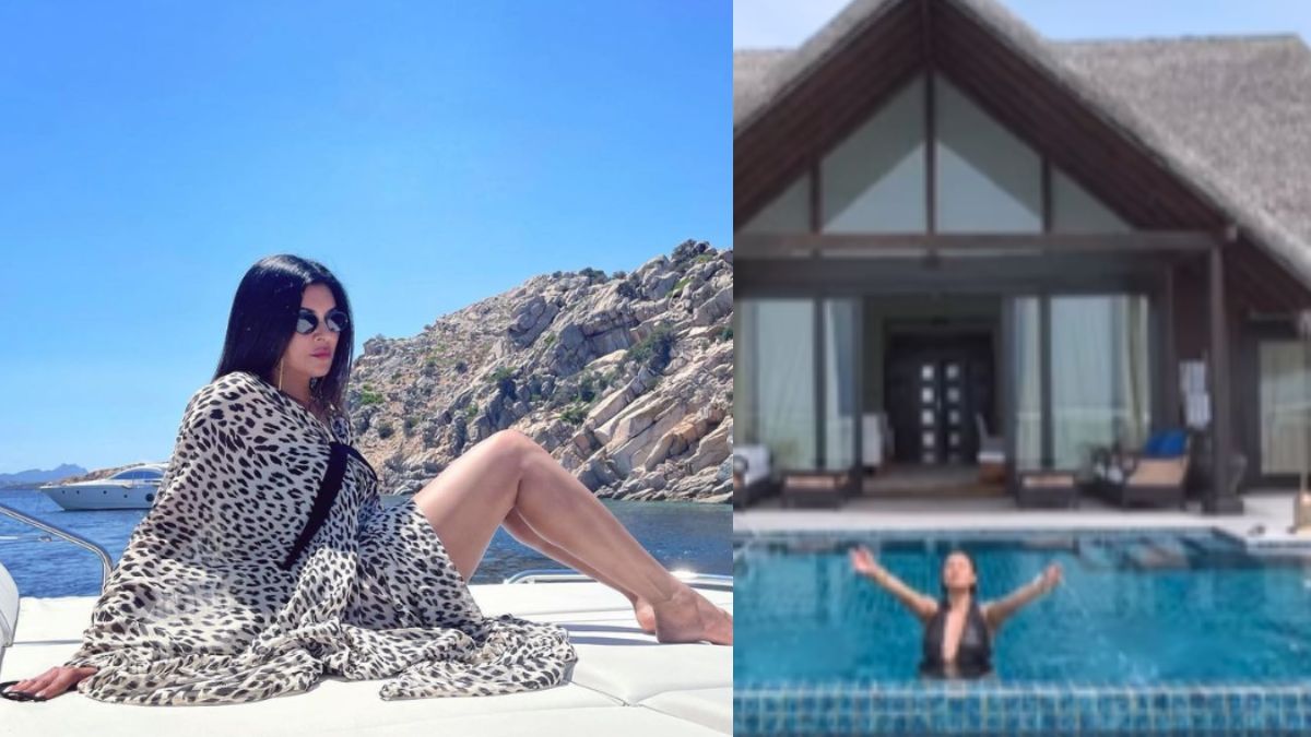 Sushmita Sen Drops Sultry Video In Deep-Neck Monokini As She Takes Dip In Pool; Fans Call Her ...