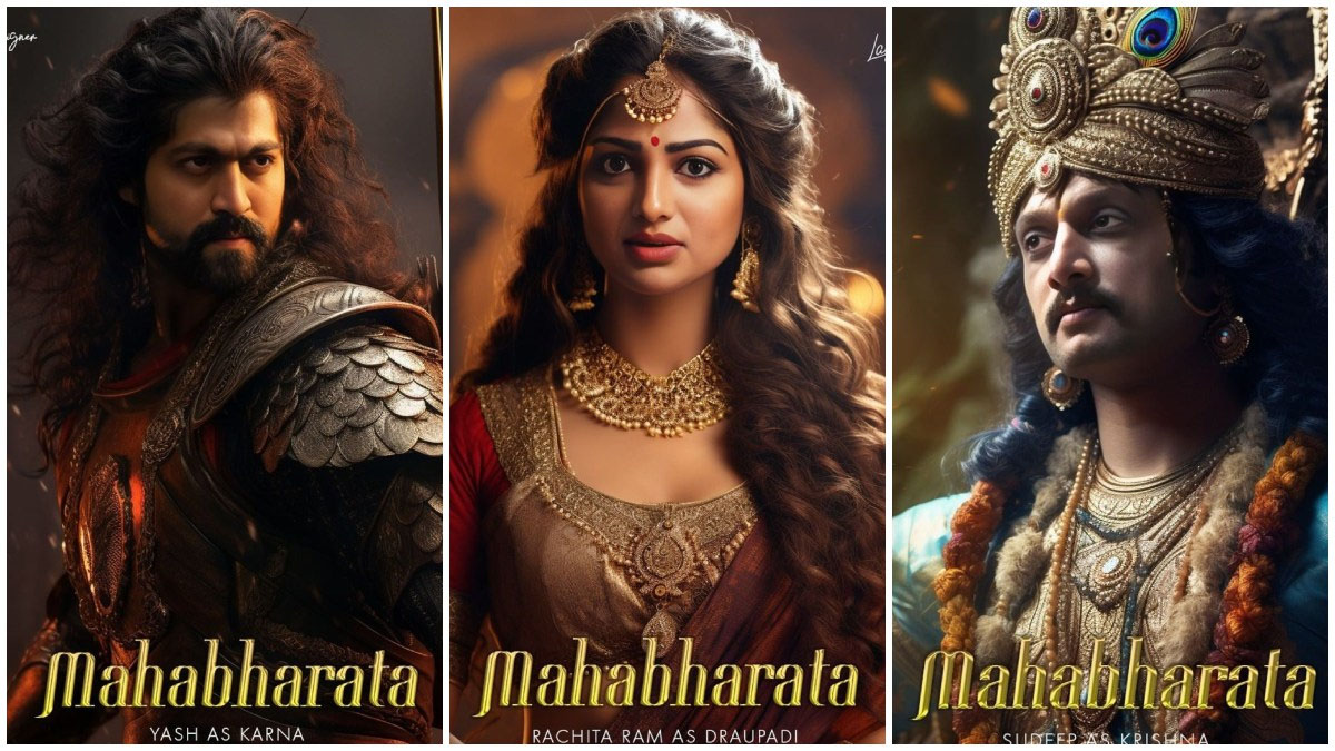 Kannada Actors As Mahabharata Characters: Jaw-Dropping AI Images Leave ...