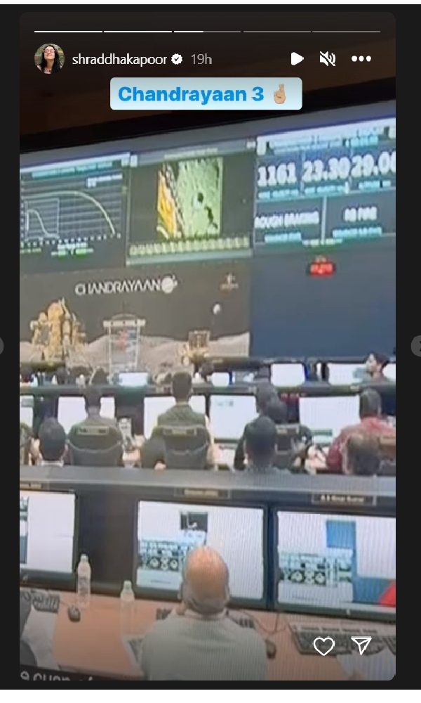 Shraddha Kapoor Lauds 'Stree' Power At ISRO Post Chandrayaan 3 Success ...