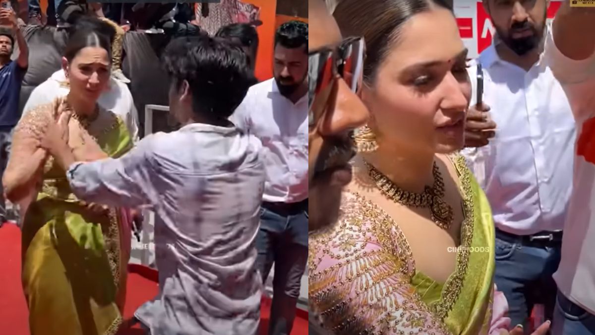 Tamannaah Bhatia's Fan Breaks Security, Grabs Her Hand, Actress Reaction Wins Internet. VIRAL ...