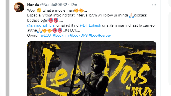 Leo Twitter Review | Thalapathy Vijay Leo Review | Leo Audience ...