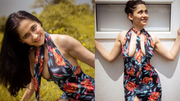 Sanjeeda Shaikh Raises Temperatures In SEXY Floral Dress With A Deep Plunging Neckline; See ...