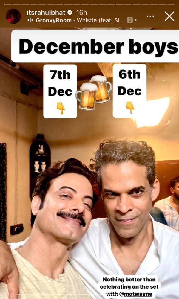 Rahul Bhat brings in his birthday on the sets of Vikramaditya Motwane's ...