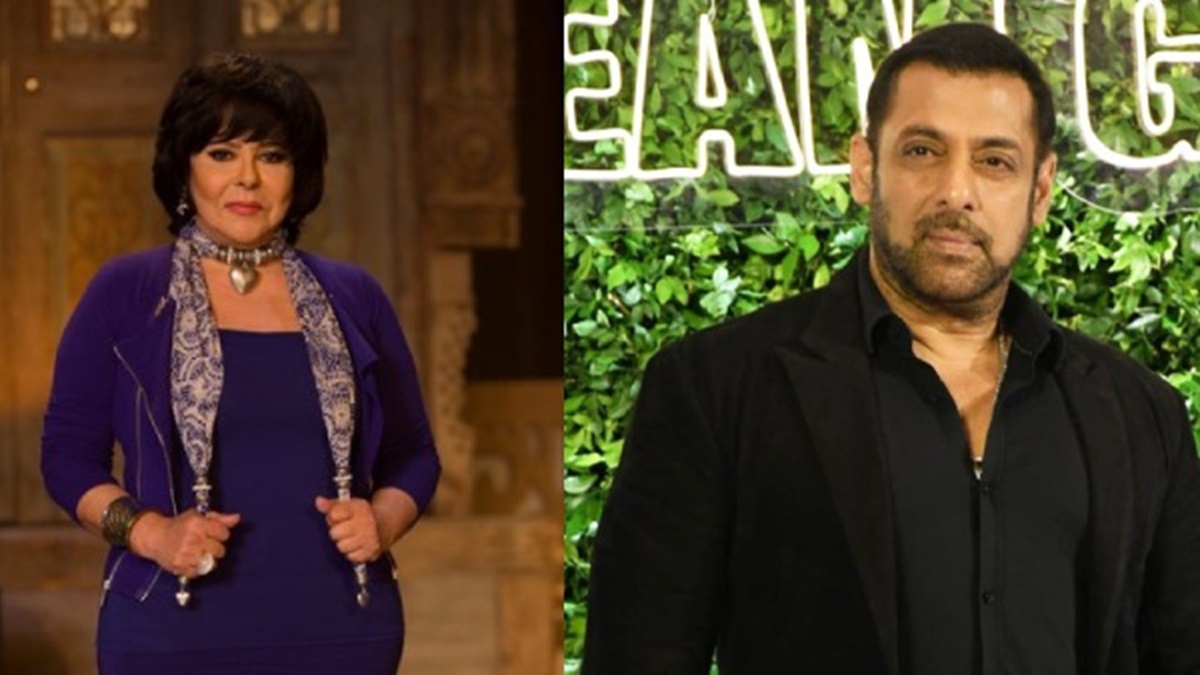 Salman Khan Honours Egyptian Actress Essad Youniss With The Lifetime Achievement Award At Joy ...
