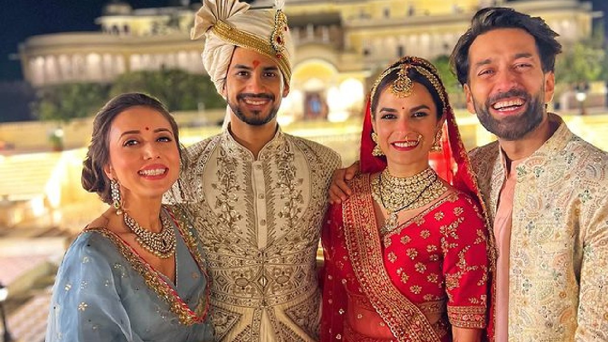 Amber Dhara Actress Kashmira Irani Marries Beau Akshat; Nakuul Mehta ...