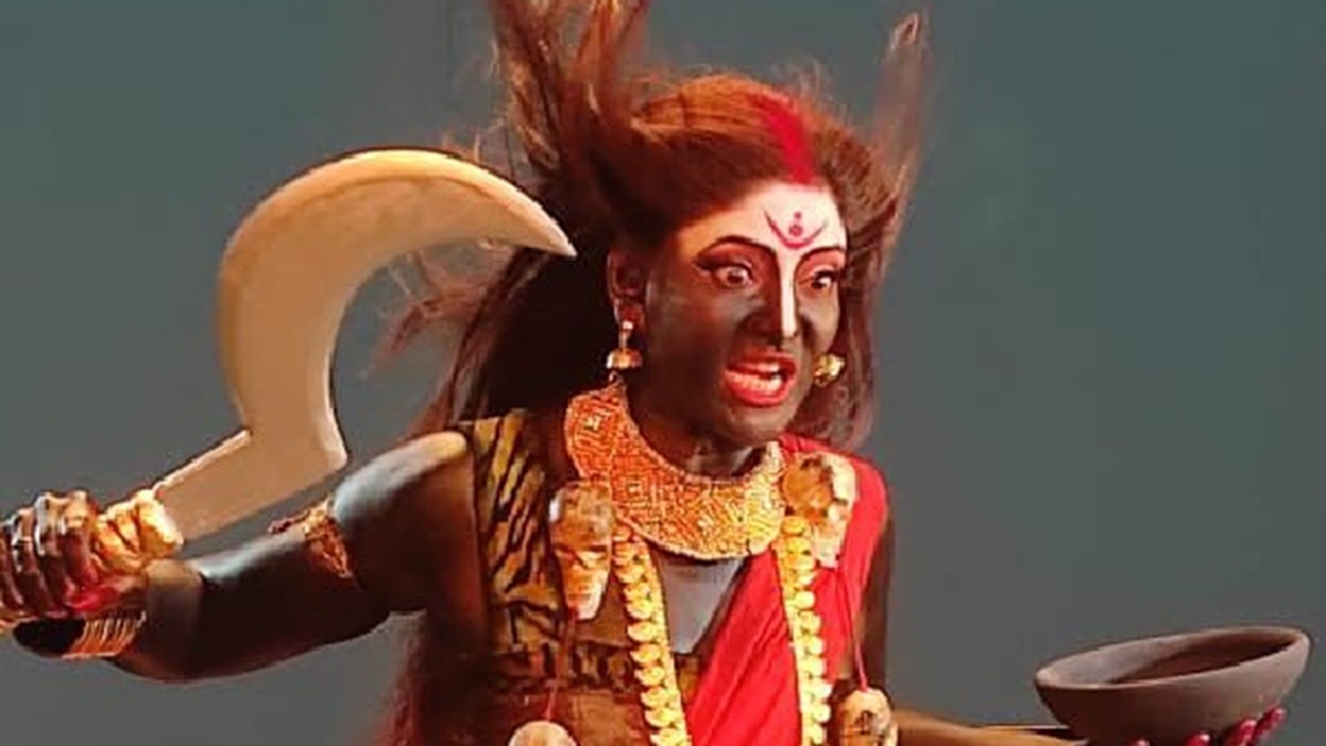 Kajal Jain Embraces Transforming into Maa Kaali in Shemaroo TV’s ...