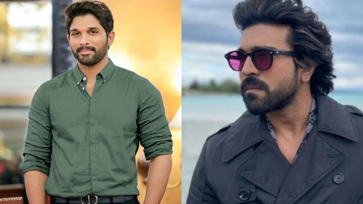VIRAL! Allu Arjun And Ram Charan Welcomed By Hundreds Of Fans In Their ...