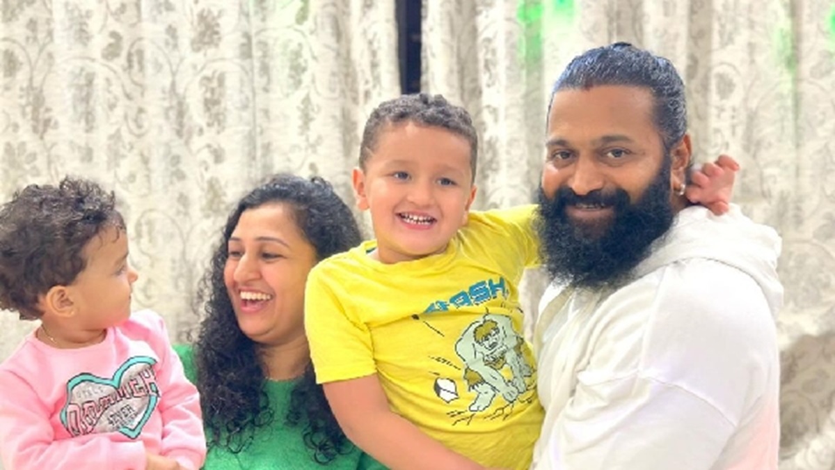 Compiling the best of Rishab Shetty's memories with his kids on Father ...