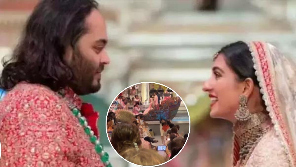 Anant-Radhika Wedding: Bride's Ethereal Entry | Anant Ambani Radhika ...