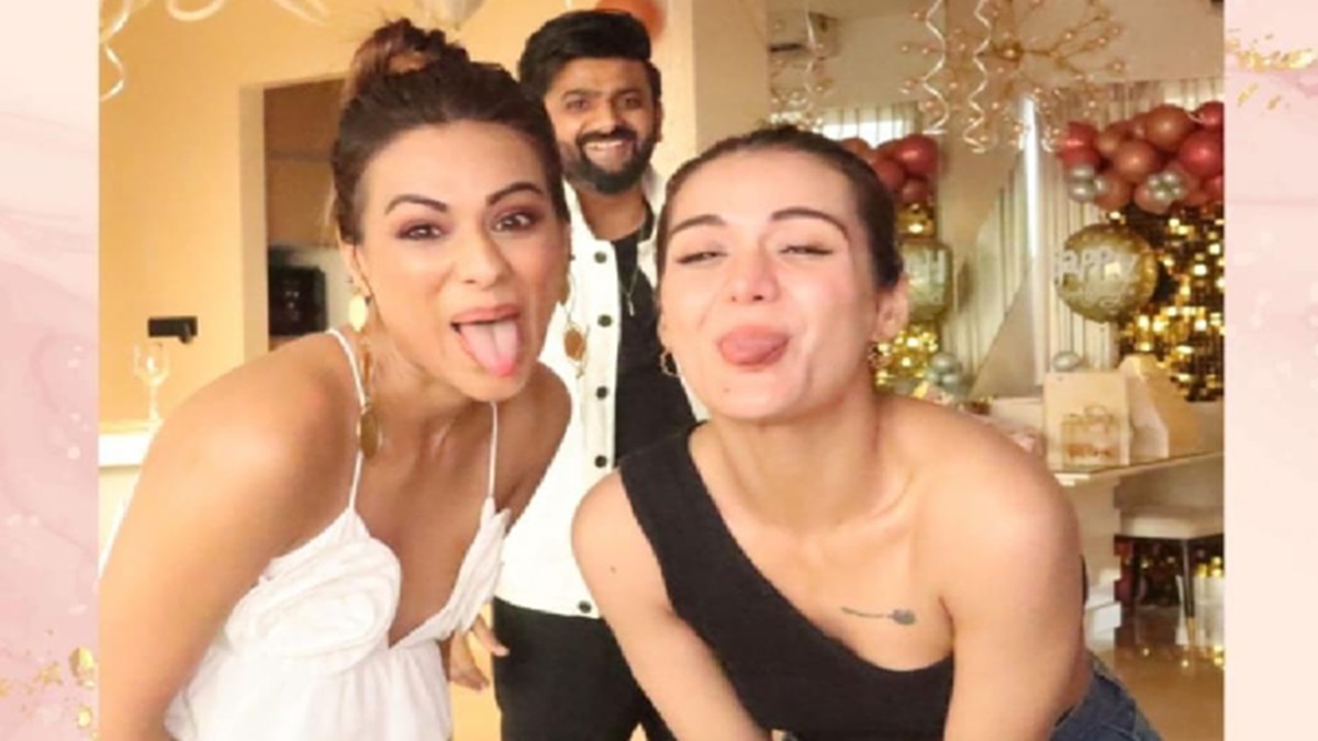 Aradhana Sharma attends Nia Sharma's Birthday Bash - Filmibeat