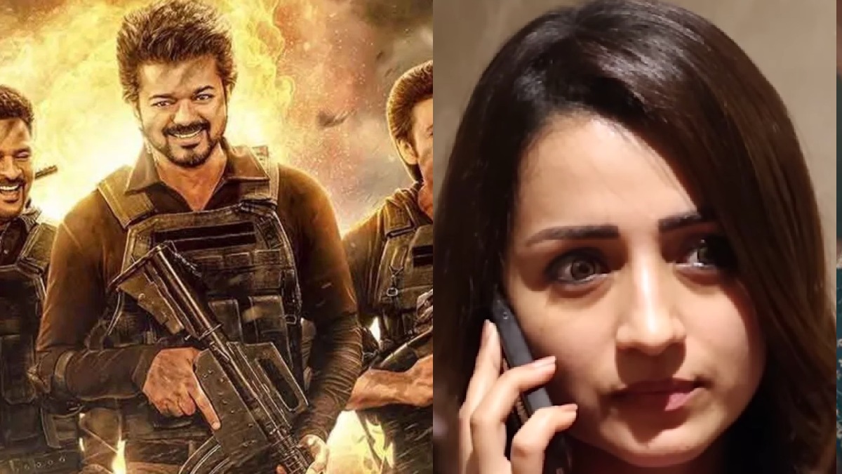 Vijay Thalapathy's GOAT Release | Trisha Krishnan Attends First Day ...