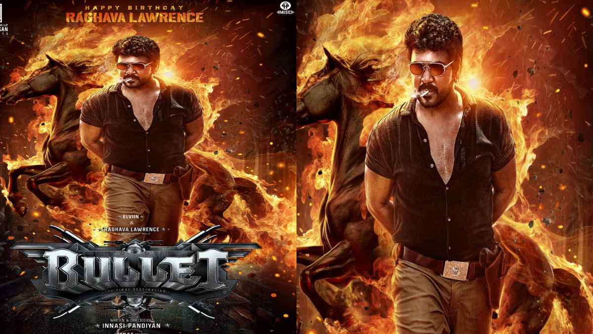 Bullet The Movie: Raghava Lawrence's First Look Poster On Birthday ...