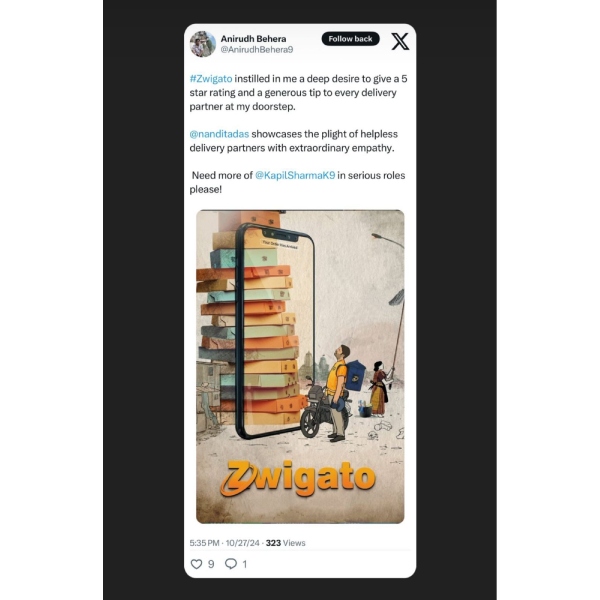 Zwigato Twitter Review: What Netizens Said About Kapil Sharma's Film After OTT Release - Filmibeat