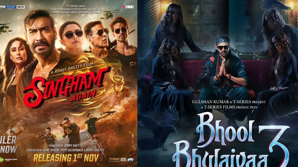 Singham Again vs Bhool Bhulaiyaa 3 Box Office Day 7 (Early Update ...