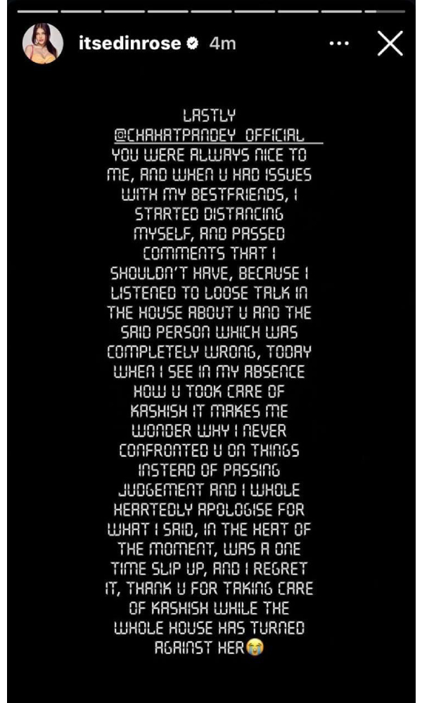 Bigg Boss 18 | Edin Rose Backs Kashish Kapoor After Weekend Ka Vaar ...