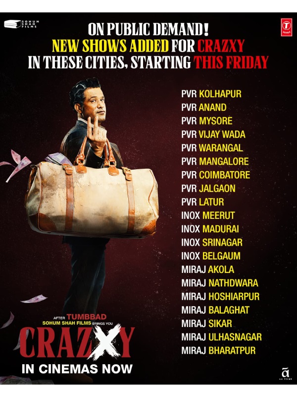 With Amazing Word-Of-Mouth Pouring In, Demand For Crazxy Has Surged ...